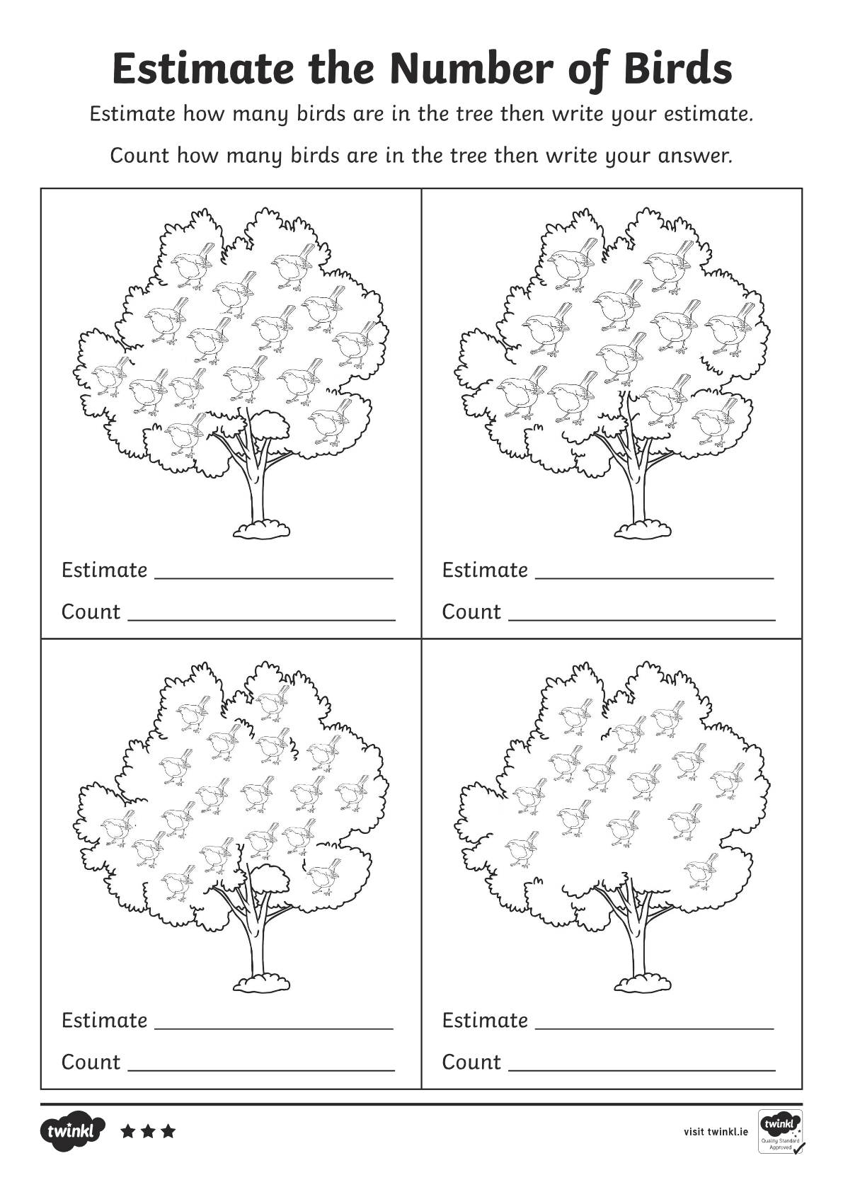 Estimating the Number of Birds
