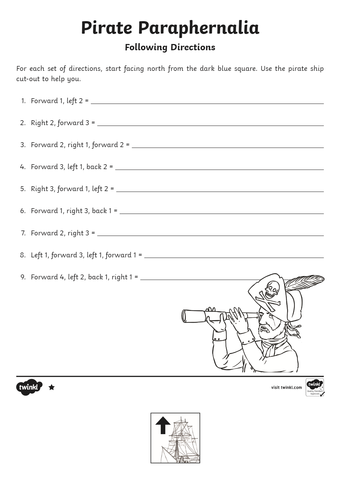 Pirate Directions 1