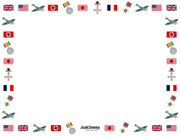 ww2 poster border template 1