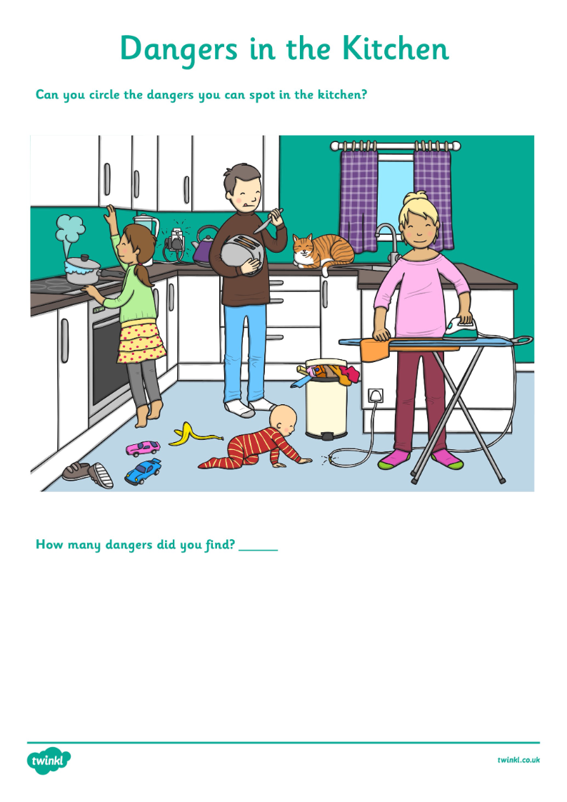 Dangers in the kitchen