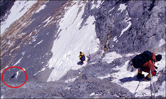 Scott Fischers Body On Everest