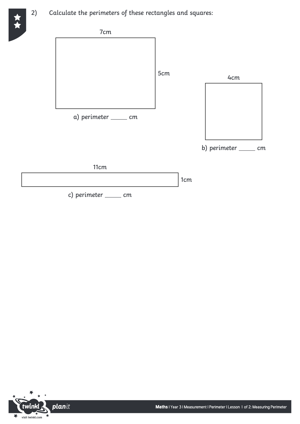 Y4 Thurs Mild measuring perimeter