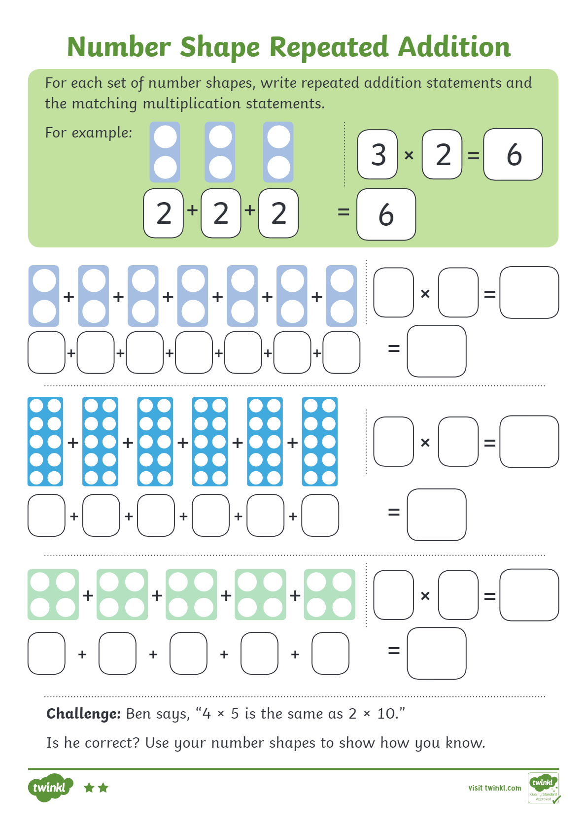 Repeated addition 2
