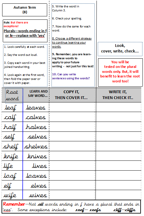 Y4 weekly homework WC 2nd November 2020