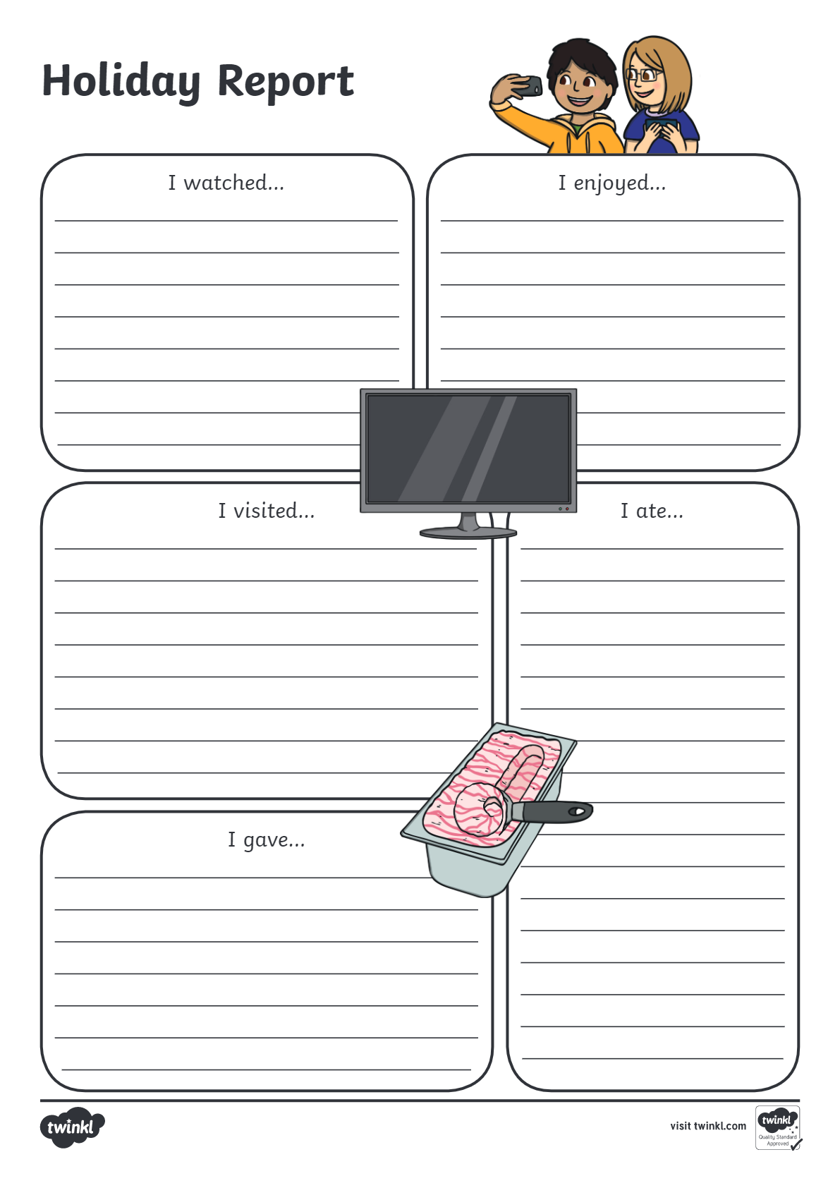 My holiday writing